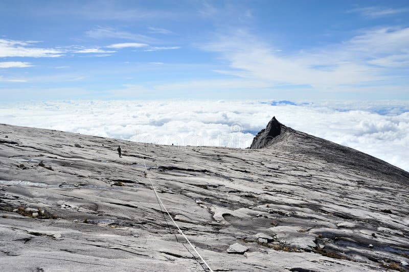 Top of Mount Kinabalu stock photo. Image of recreation - 60444422