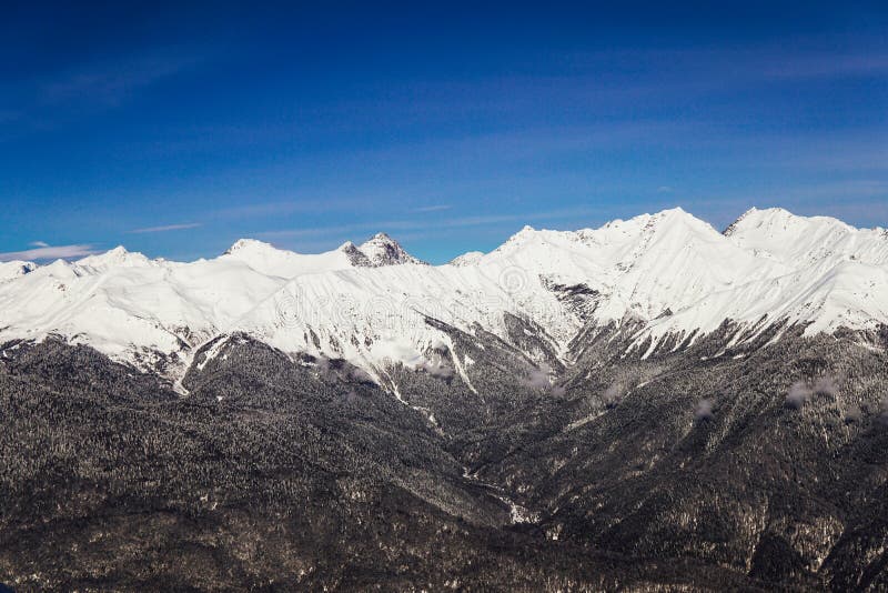 The Top of Mount Snow Winter Ski Resort Stock Image - Image of boot ...