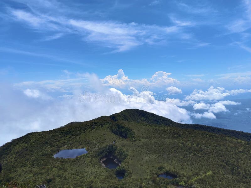 From the Top of Mount Talamau Stock Image - Image of valley, highland ...