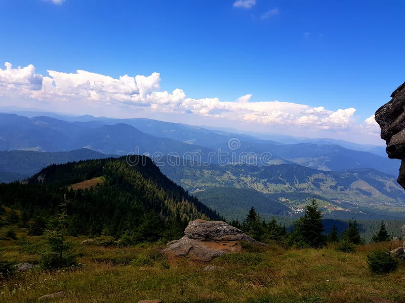 On top of mountain views stock image. Image of fell - 189891833