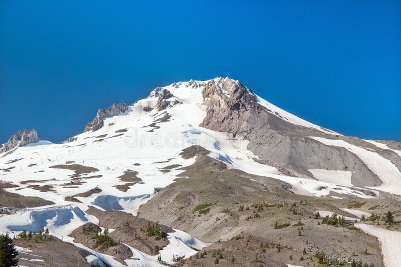 Top of Mt. Hood stock image. Image of mount, nature, mountain - 42277471