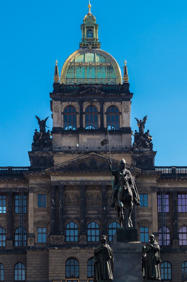 Top of National Museum in Background Stock Image - Image of europe ...