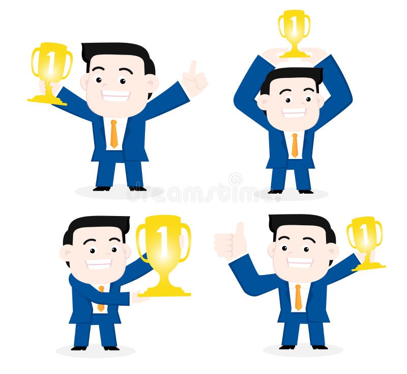The Top one businessman. stock illustration. Illustration of concepts ...