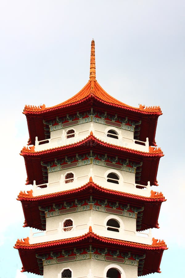 Chinese red temple stock photo. Image of faith, building - 17588838