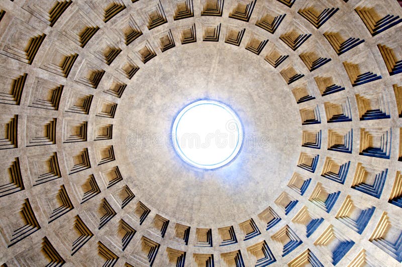 Pantheon, rome stock image. Image of dome, stone, history - 41700227