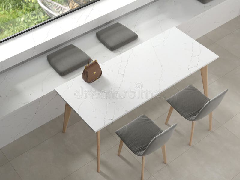 Contemporary Dining Room. Morden and Elegant Interior. Luxury Mockup ...