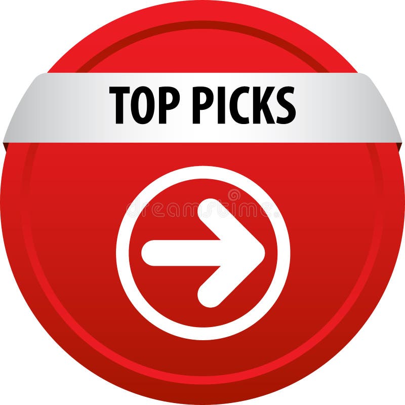 Top picks web button stock illustration. Illustration of background ...