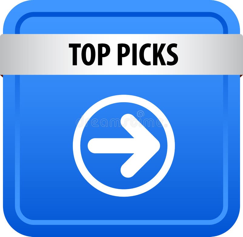 Top picks web button stock illustration. Illustration of commerce ...