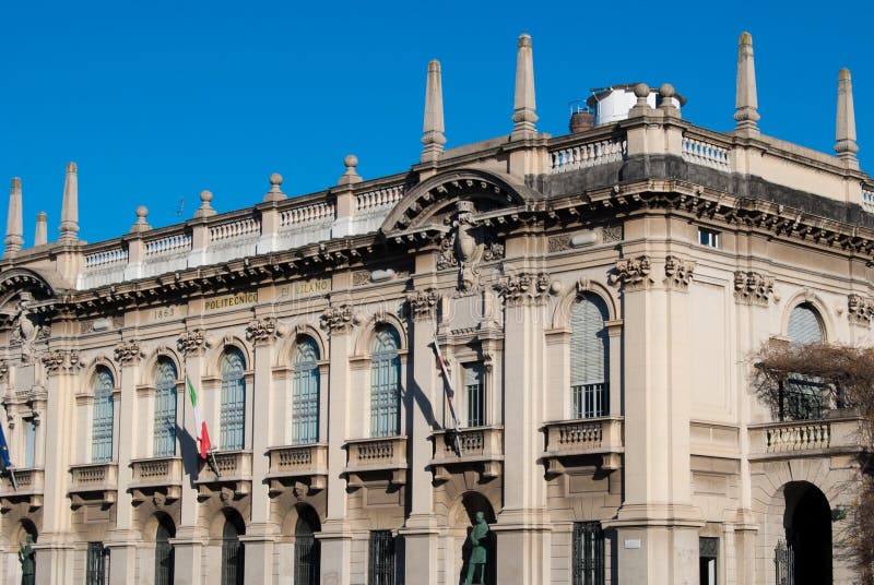 The Polytechnic University Of Milan Stock Image - Image of school ...