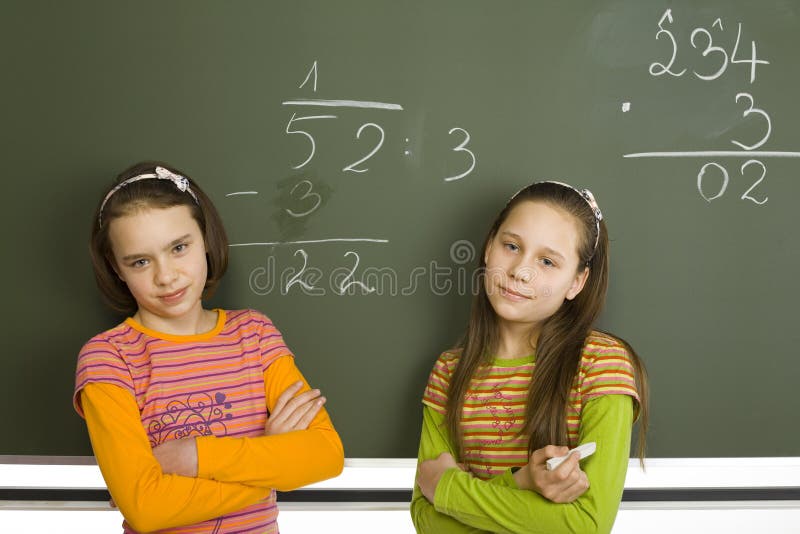 Top pupils stock image. Image of knowledge, people, greenboard - 2235771