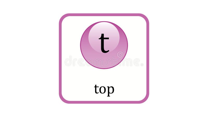 Top quark icon stock vector. Illustration of model, black - 245880771