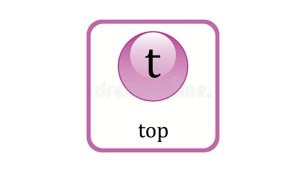 Top quark icon stock vector. Illustration of model, black - 245880771