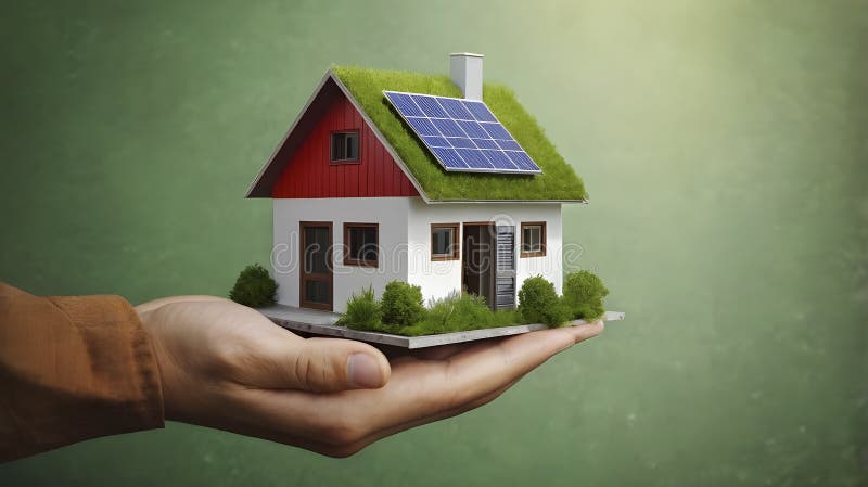 Top-Rated Energy Efficient House with Class a Rating Stock Photo ...