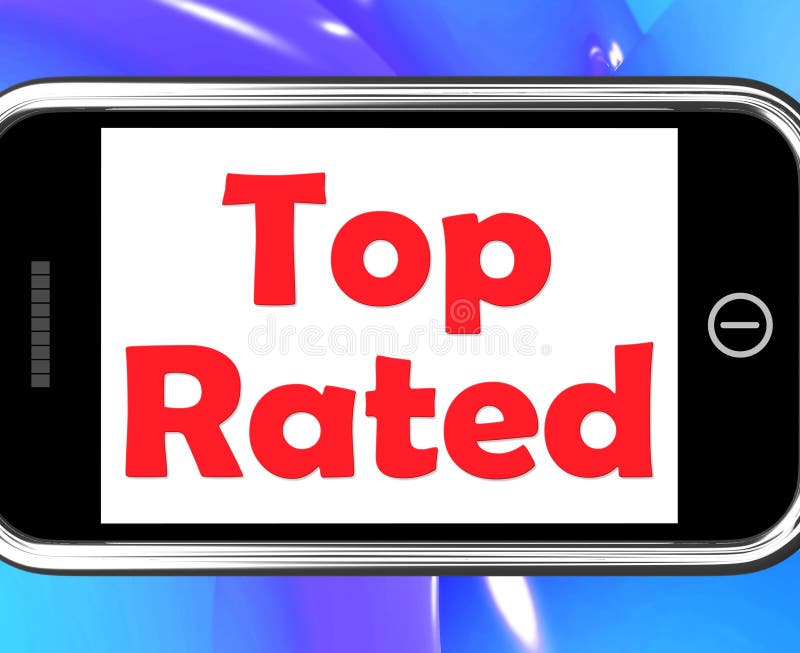 Top Rated on Phone Shows Best Ranked Special Product Stock Illustration ...
