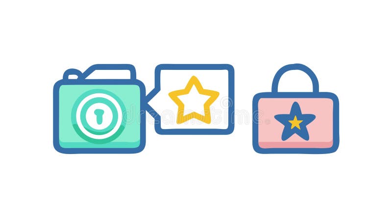 Top Rated & Secure Photo Gallery Access, Vector Design Generative AI Stock Vector - Illustration ...