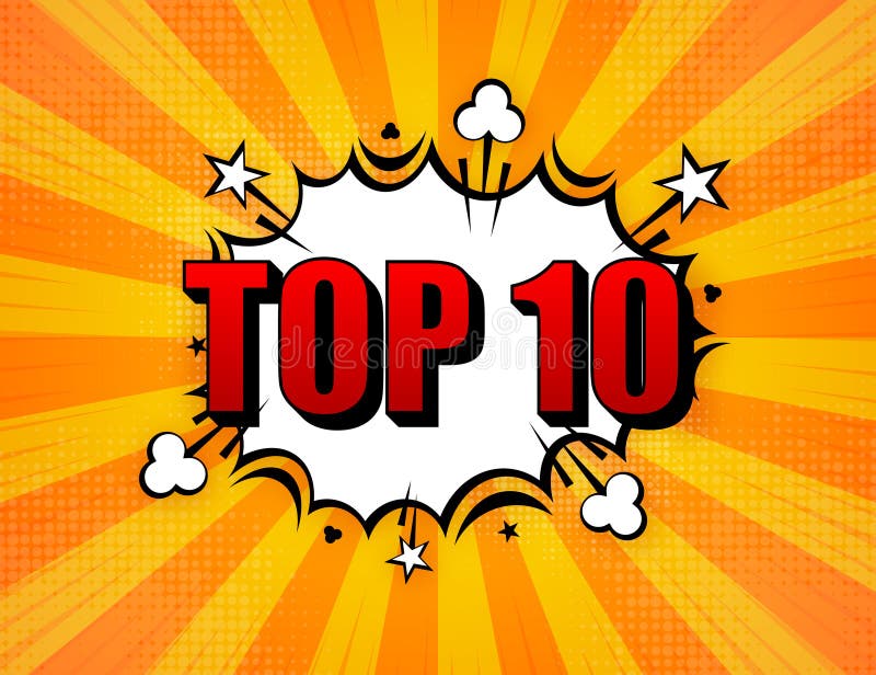 Top 10 Rating Chart. Comic Speech Bubbles. Best in the Ranking. Winner ...