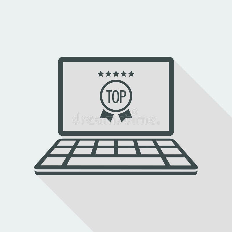 Top Rating Pc - Vector Icon for Best Computer Website or Application ...