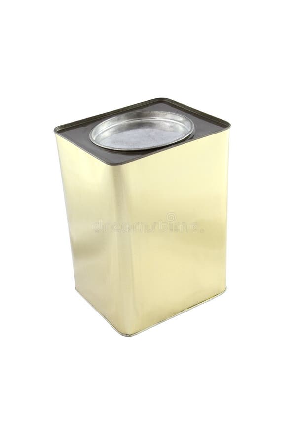 Top of rectangular can stock photo. Image of product - 23493002