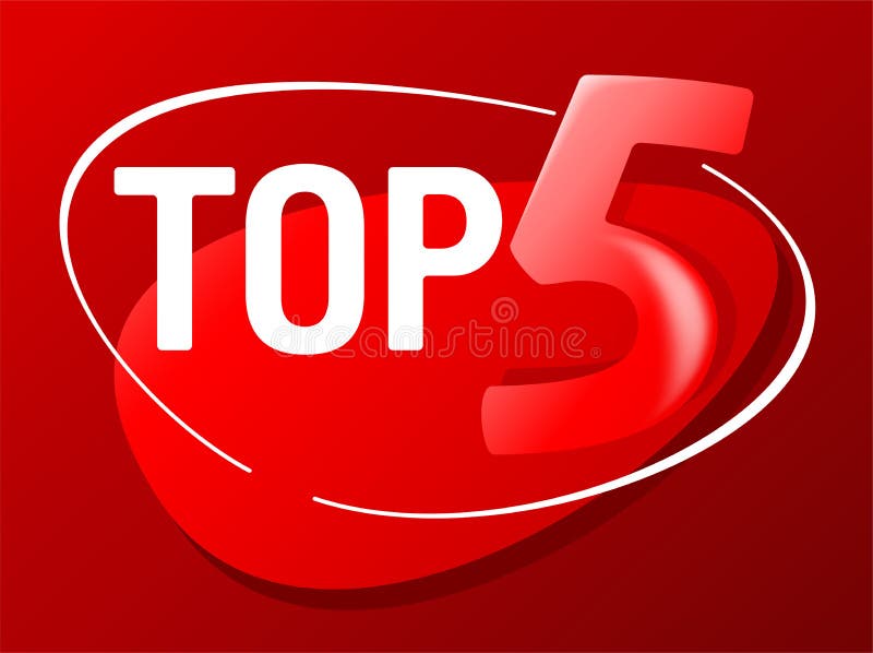 Top Five List Stock Illustrations – 407 Top Five List Stock ...
