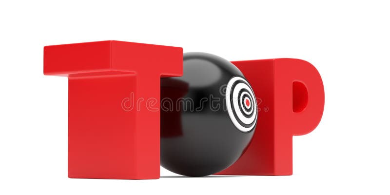 Top Ten Red Word Target Arrow Stock Illustrations – 7 Top Ten Red Word ...