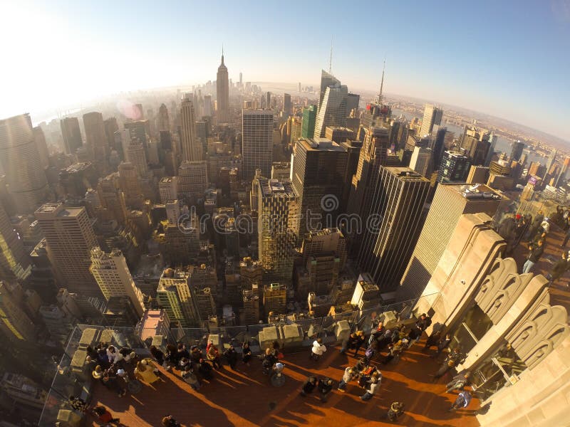 Top of the Rock editorial stock photo. Image of avenue - 59566488