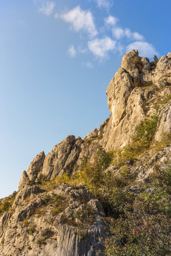 Way To the Rocky Top of the Hill Stock Image - Image of outdoor ...