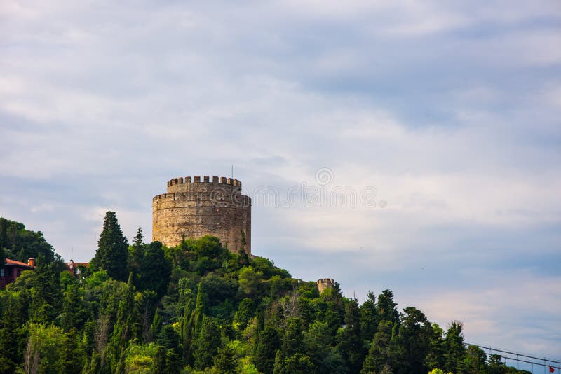 Old castle in Istanbul stock photo. Image of safety, architect - 7471424