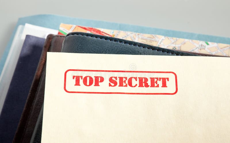 Top secret file. stock image. Image of yellow, mail, security - 28669503