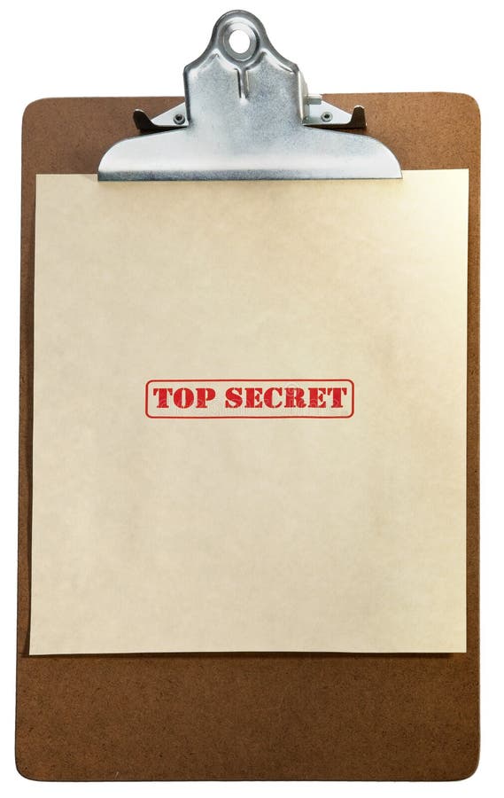 Top secret folder. stock photo. Image of table, reminder - 47623130
