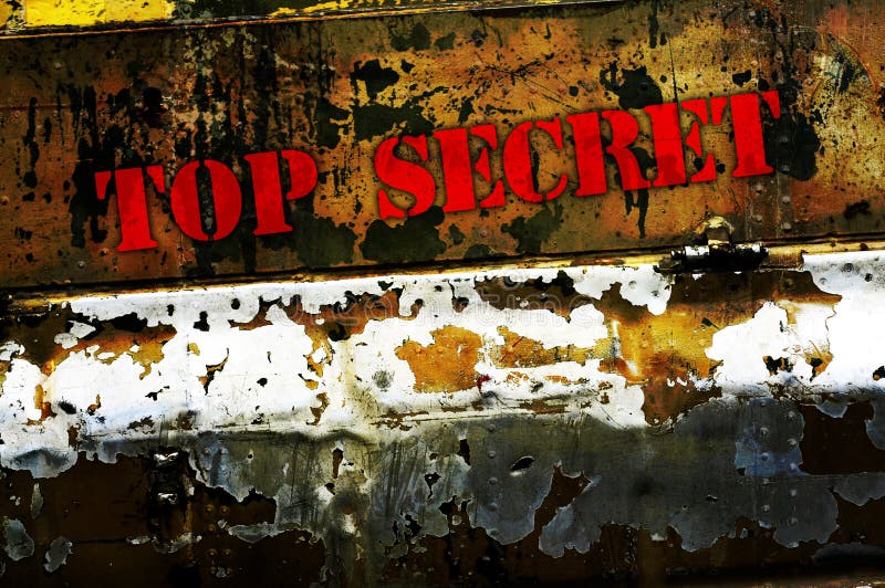 Top Secret Sign stock image. Image of secure, yellow, security - 7740271