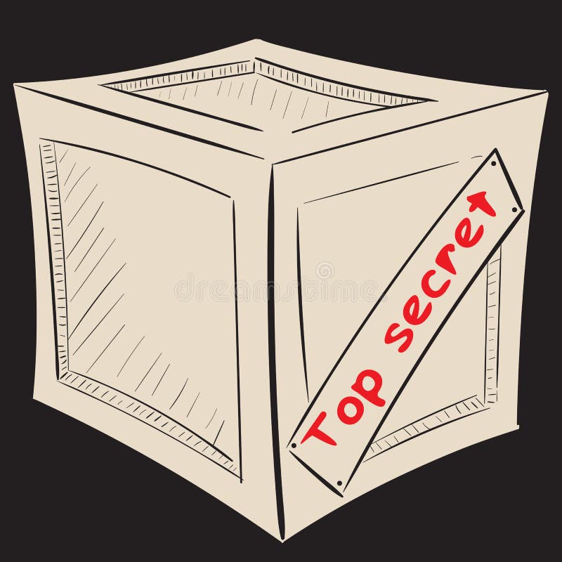 Top secret stock vector. Illustration of graphic, packed - 56940423