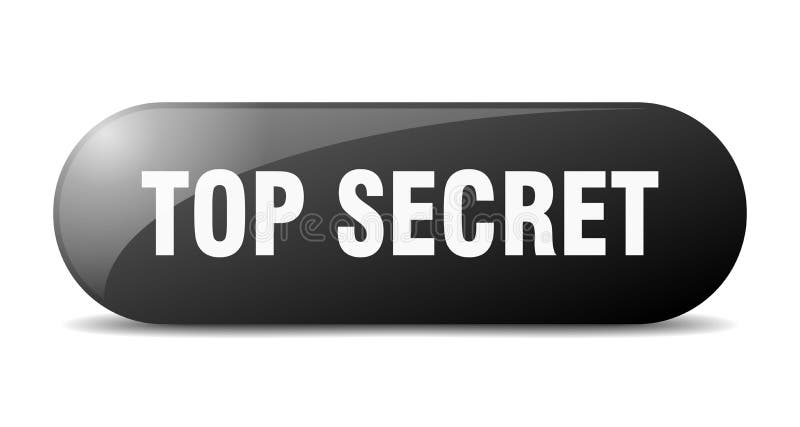 Top Secret Button. Top Secret Sign. Key. Push Button Stock Vector ...