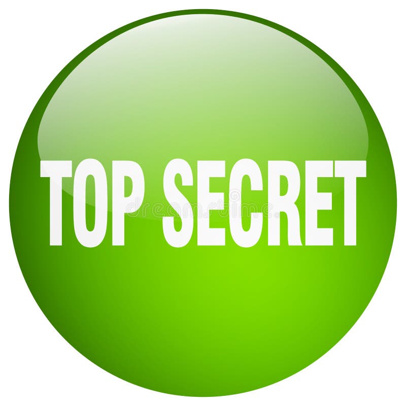 Top secret button stock vector. Illustration of confidential - 122698024