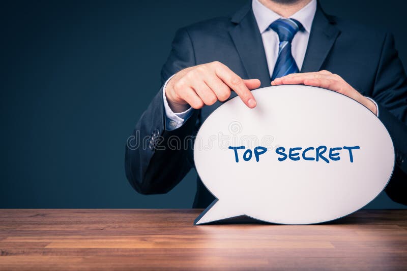 Top secret concept stock photo. Image of corporate, social - 121879056