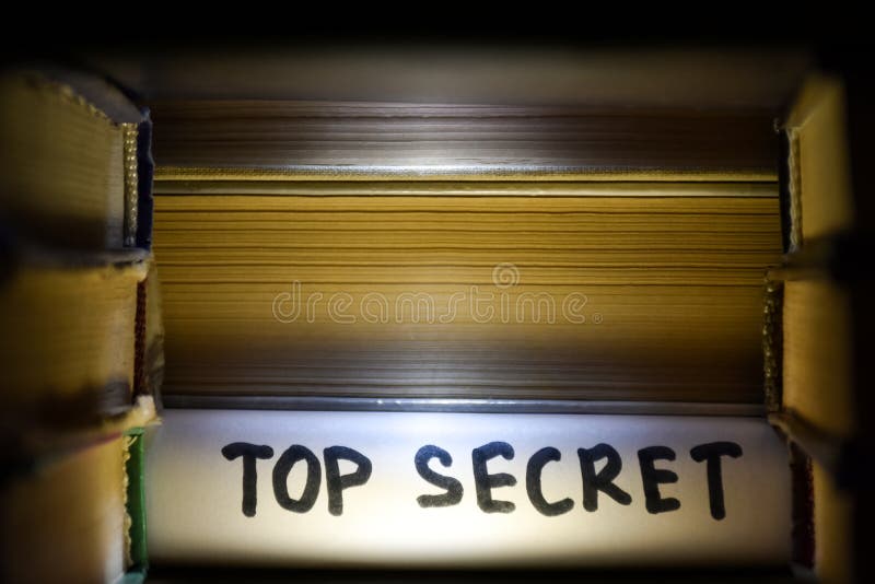 Top Secret - Concept. Finding Hidden Secret Data and Values Stock Image ...