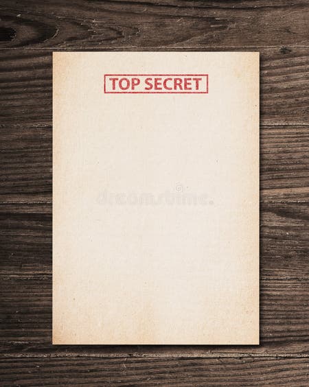 Top secret document. stock photo. Image of file, topsecret - 15164200