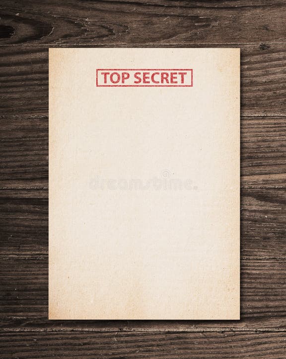 Top secret document. stock photo. Image of file, topsecret - 15164200