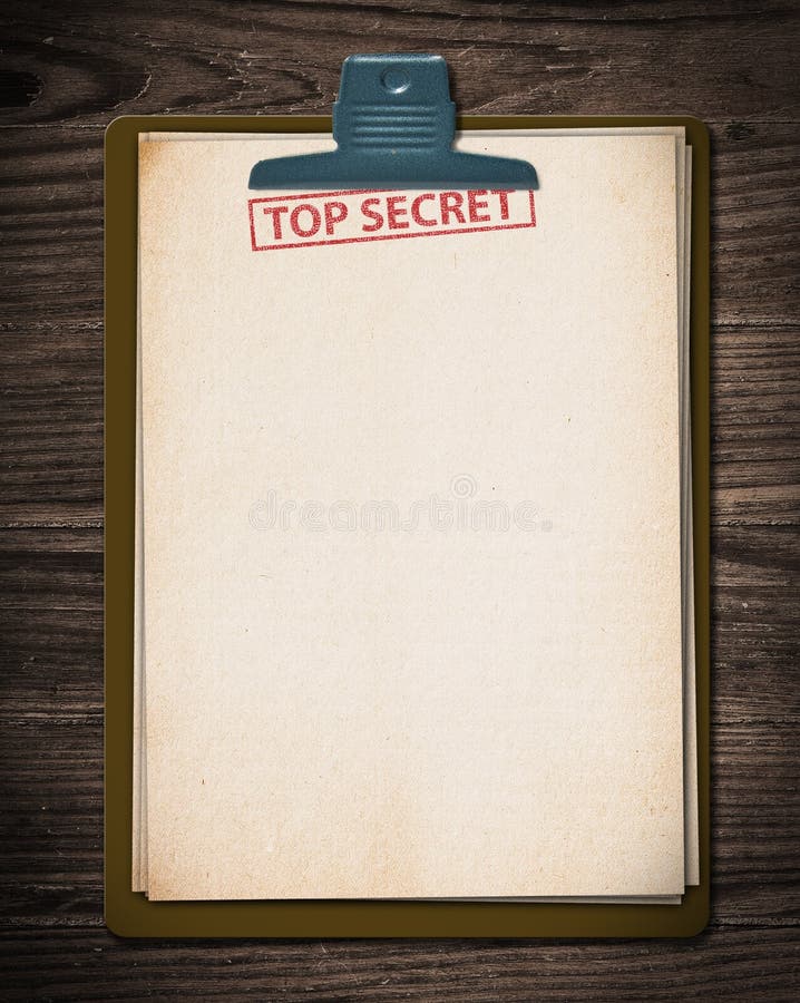 Top secret document. stock image. Image of correspondence - 21267209