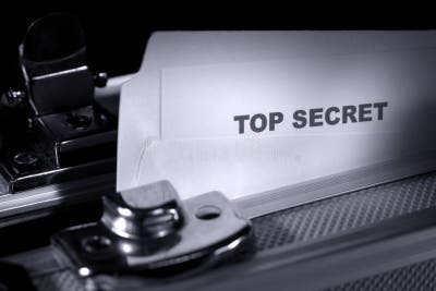 Top Secret Document in Armored Briefcase Stock Photo - Image of ...