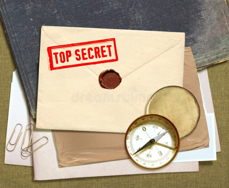 Top secret documents stock illustration. Illustration of cover - 19388367