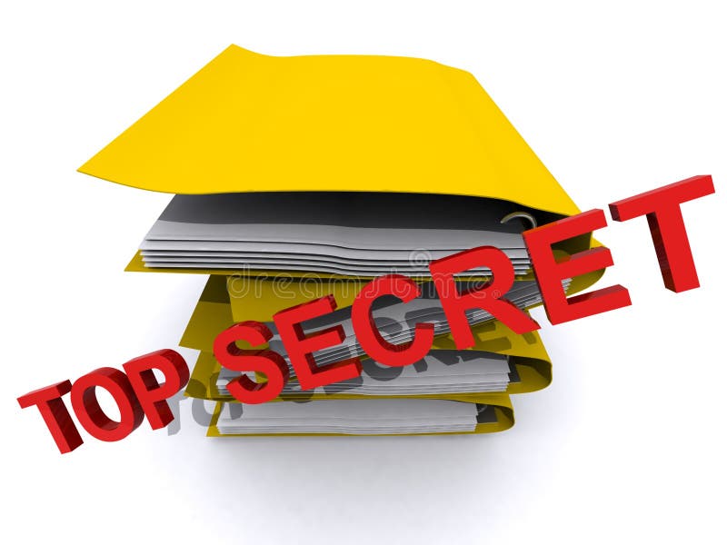 Top secret documents stock illustration. Illustration of cover - 19388367