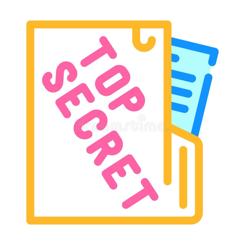 Top secret documents stock illustration. Illustration of cover - 19388367