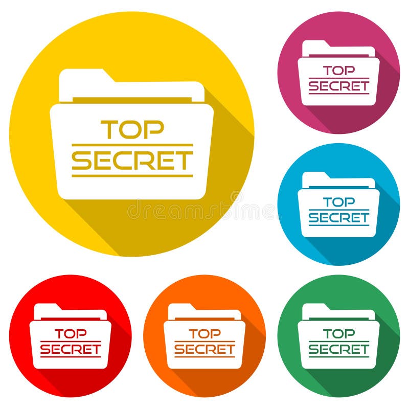 Top Secret File stock illustration. Illustration of privacy - 27389014