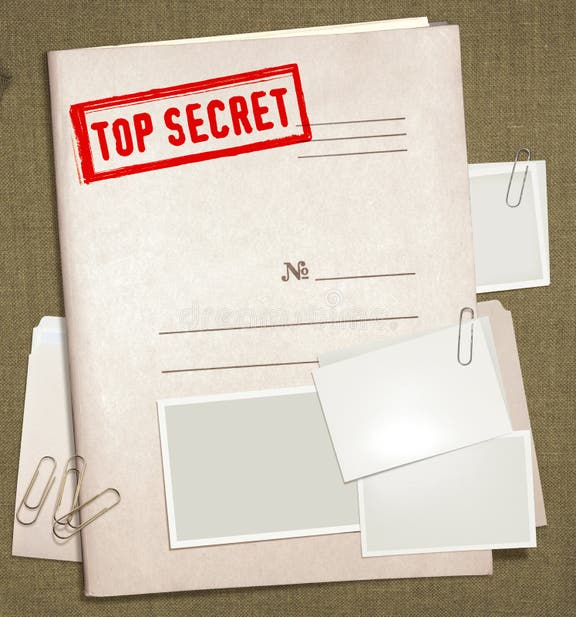 Top secret folder stock photo. Image of file, document - 10168268