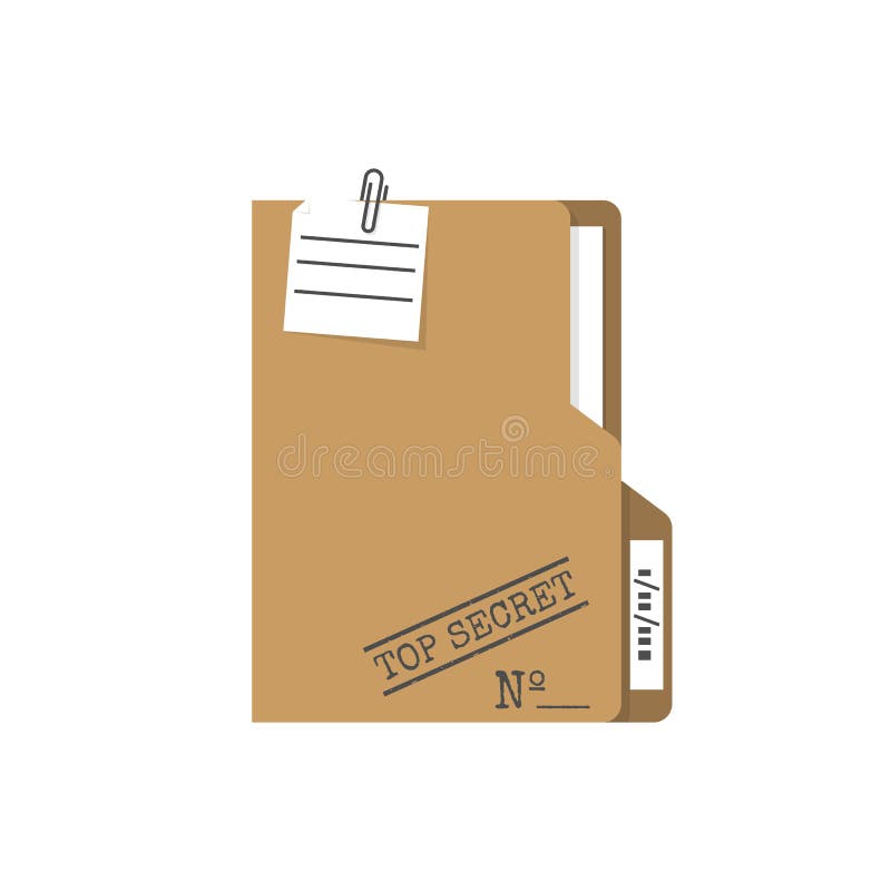Classified Folder Icon Stock Illustrations – 435 Classified Folder Icon ...