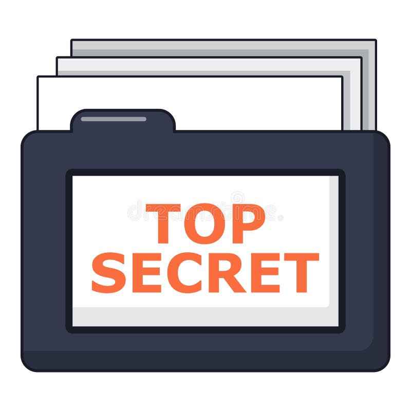 Classified Folder Icon Stock Illustrations – 435 Classified Folder Icon ...