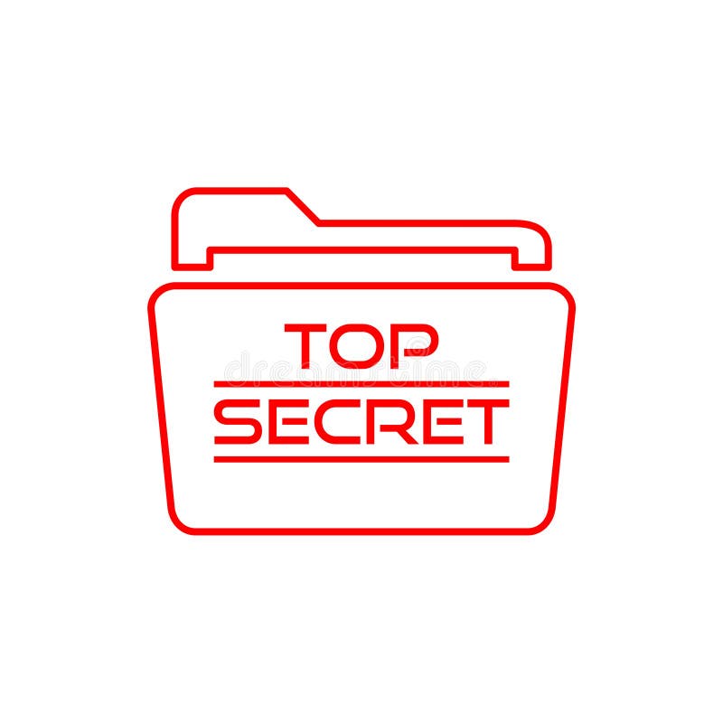 Classified Folder Icon Stock Illustrations – 435 Classified Folder Icon ...