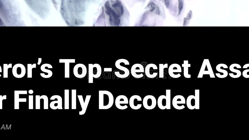 2022: Top Secret Headlines Fast Sequence Stock Video - Video of screen ...
