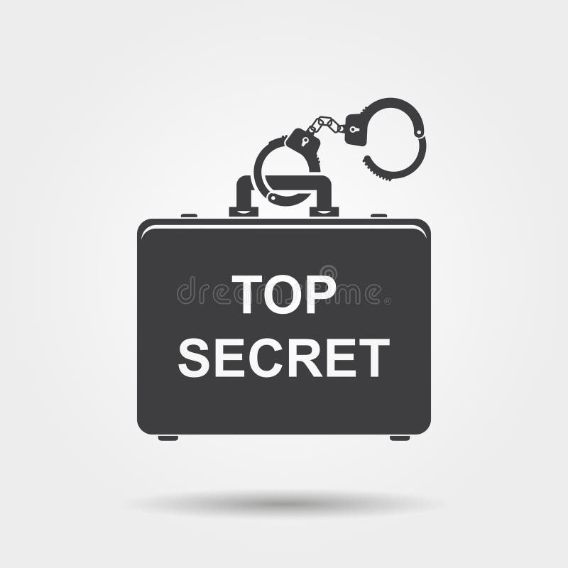 Top secret icon stock illustration. Illustration of design - 337747828