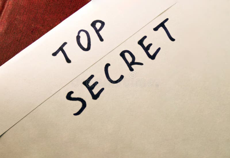 Top secret information stock photo. Image of folder - 100527902